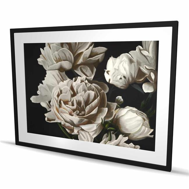 Begin Home Decor C1FM36482OEG8F 36 x 48 in. Beige Peonies - Floral ...