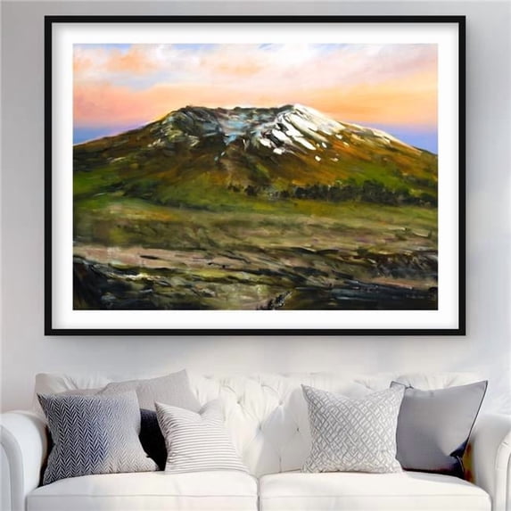 Begin Home Decor C1FM36485LSZ48 36 x 48 in. Mountainous View - Framed ...