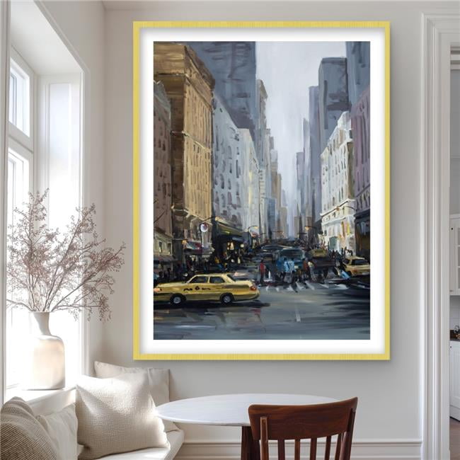 Begin Home Decor C1FM36486HXVI7 36 x 48 in. In the City - Cities ...