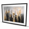 Begin Home Decor C1FM36487WD4HG 36 x 48 in. Abstract Gold Skyscraper ...
