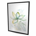 Begin Home Decor C1FM3648AGO1YO 36 x 48 in. Abstract Lotus Flower - Neo ...