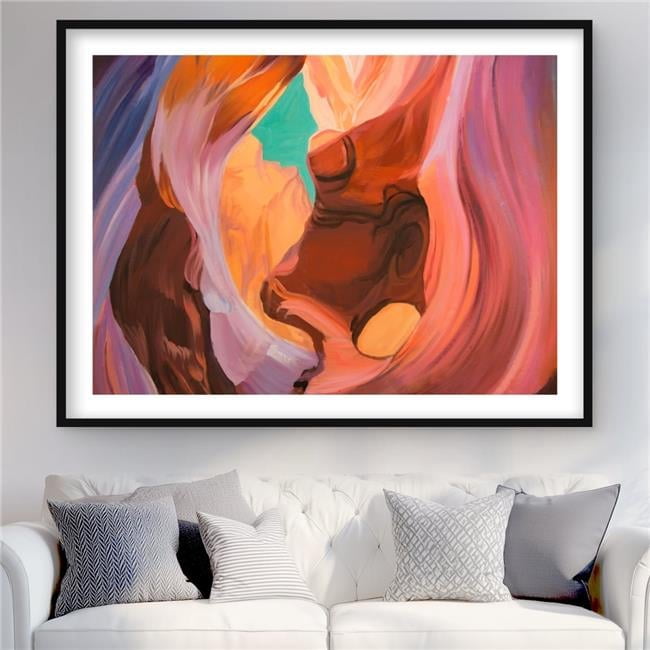 Begin Home Decor C1FM3648BUXWFE 36 x 48 in. Inside View of Antelope ...