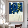 Begin Home Decor C1FM3648CACJU6 36 x 48 in. Abstract Blue & Yellow ...