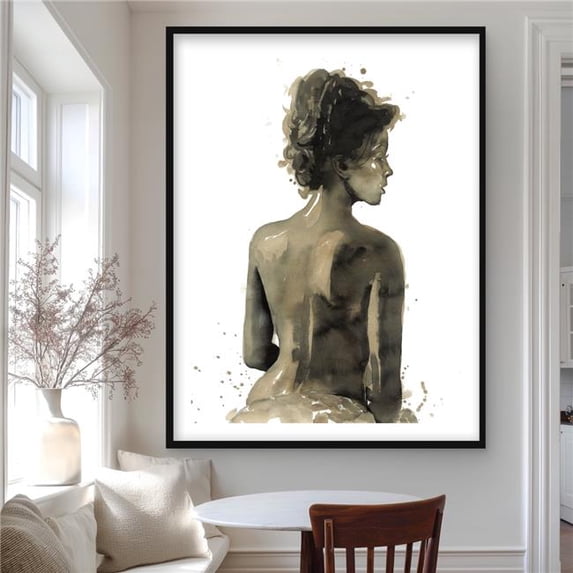 Begin Home Decor C1FM3648FM6HKF 36 x 48 in. Womans Back in Sepia ...
