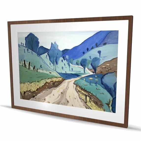 Begin Home Decor C1FM3648HS9B9Q 36 x 48 in. Tuscany Trail Scenic Framed ...