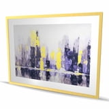 Begin Home Decor C1FM3648KMZ45W 36 x 48 in. Abstract & Blurry Cityscape ...