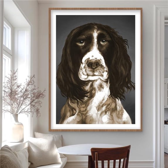 Begin Home Decor C1FM3648L1B1NB 36 x 48 in. Brown English Springer ...
