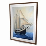 Begin Home Decor C1FM3648LRFRYG 36 x 48 in. Ship Gently Sailing ...