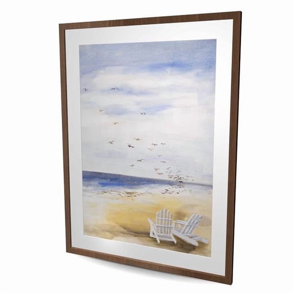 Begin Home Decor C1FM3648MCS367 36 x 48 in. Day At the Beach - Scenic ...