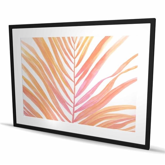 Begin Home Decor C1FM3648MLBKRL 36 x 48 in. Glam Palm Leaf - Exotic ...