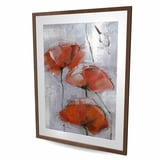 Begin Home Decor C1FM3648N0SSTI 36 x 48 in. Abstract Poppies ...