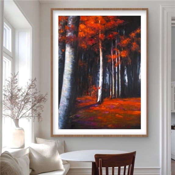Begin Home Decor C1FM3648NKLJDY 36 x 48 in. Mysterious Forest - Office ...