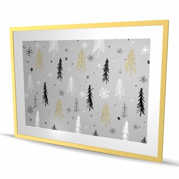 Begin Home Decor C1FM3648ONG4AX 36 x 48 in. Christmas Tree Pattern ...