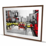 Begin Home Decor C1FM3648PDX0G0 36 x 48 in. Abstract Traffic by A Rainy ...
