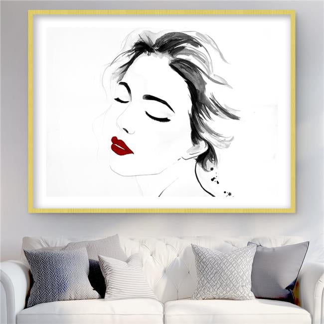Begin Home Decor C1FM3648V19MMV 36 x 48 in. Right Side Watercolor ...