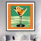 Begin Home Decor C1FM48481COGJ1 48 x 48 in. The Margarita - Food Green ...