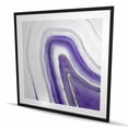 Begin Home Decor C1FM484869UJEM 48 x 48 in. Purple Round Geode - Framed ...