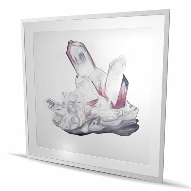 Begin Home Decor C1FM4848DAVOZV 48 x 48 in. Clear Quartz Crystal Modern ...