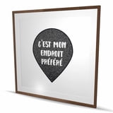 Begin Home Decor C1FM4848HGENBF 48 x 48 in. Its My Favorite Spot - Typo ...