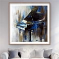 Begin Home Decor C1FM4848K1OVY9 48 x 48 in. Abstract Grand Piano ...
