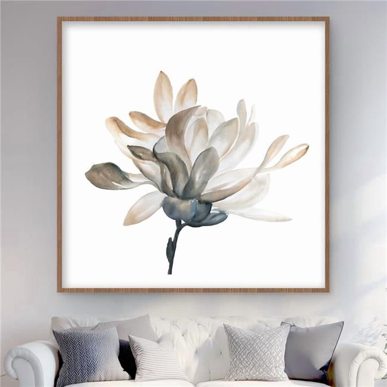 Begin Home Decor C1FM4848O2R1VB 48 x 48 in. Softness - Flowers Beige ...