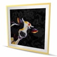 Begin Home Decor C1FM4848UE8HYZ 48 x 48 in. Funny Cow - Black Bedroom ...