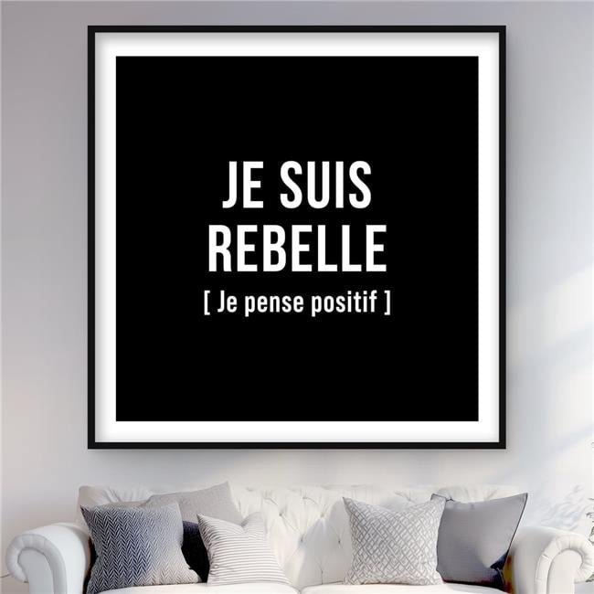 Begin Home Decor C1FM4848UKVMKH 48 x 48 in. I M Rebellious Wall Art ...