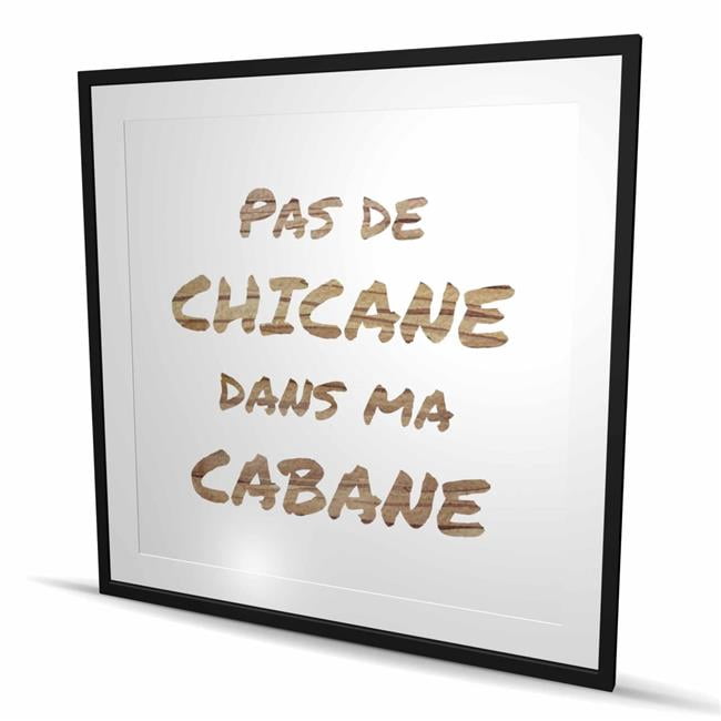 Begin Home Decor C1FM4848WDXLKR 48 x 48 in. No Dispute in My House ...