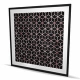 Begin Home Decor C1FM4848XAQBGS 48 x 48 in. Symmetry - Pink Pattern ...