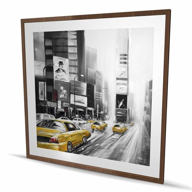 Begin Home Decor C1FM4848YNKN43 48 x 48 in. Gray Scenic Framed Matted ...