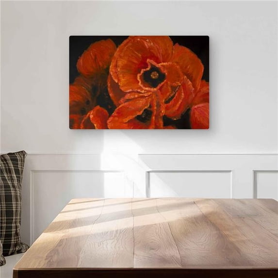 Begin Home Decor C1MP1218BB50PI 12 x 18 in. Poppy Bouquet - Bedroom ...