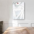 Begin Home Decor C1MP1218YQ0SYY 12 x 18 in. Woman with Hat Wall Art ...