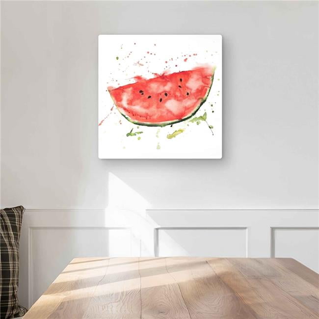 Begin Home Decor C1MP1616J05CHC 16 x 16 in. Watermelon Slice - Food Red ...