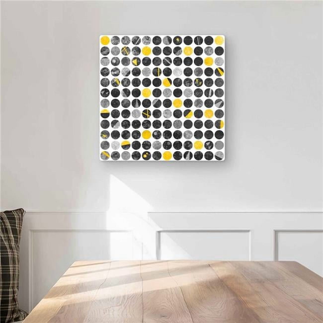 Begin Home Decor C1MP1616M5Q2XF 16 x 16 in. Abstract Grunge Circles ...