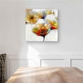 Begin Home Decor C1MP1616PQO0ZC 16 x 16 in. Color Spotted Flowers ...