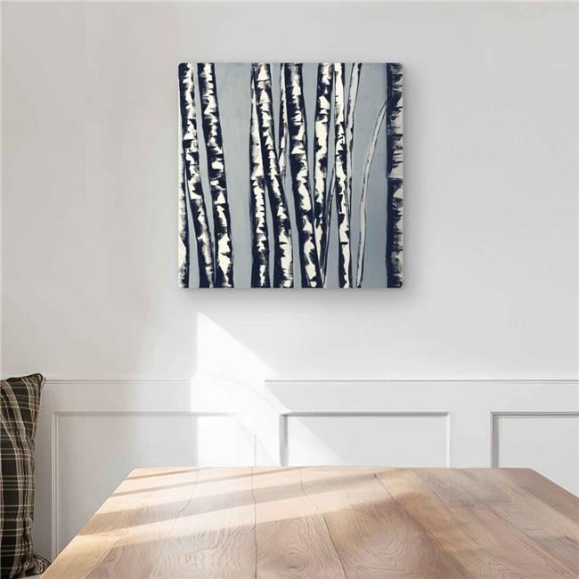 Begin Home Decor C1MP1616YBSE3M 16 x 16 in. Abstract Birch Forest Wall ...