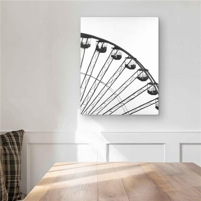 Begin Home Decor C1MP1620K1XSC3 16 x 20 in. Quarter of A Ferris Wheel ...
