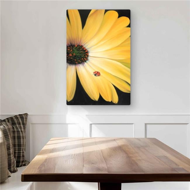 Begin Home Decor C1MP20301SWM26 20 x 30 in. Yellow Daisy & Ladybug ...