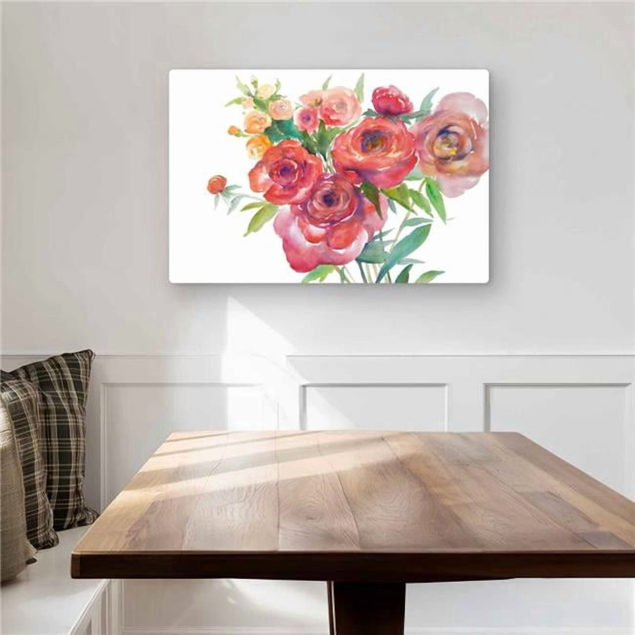 Begin Home Decor C1MP2030DQ7N76 20 x 30 in. Watercolor Bouquet of ...