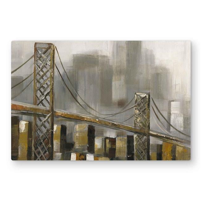 Begin Home Decor C1MP2030QTKMR9 20 x 30 in. Bridge by A Cloudy Day Wall ...