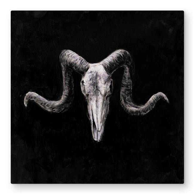 Begin Home Decor C1MP3232UYYX3B 32 x 32 in. Skeleton Skulls Grunge ...