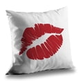 Begin Home Decor C1PC14144AJZ80 14 x 14 in. Red Lipstick Mark ...
