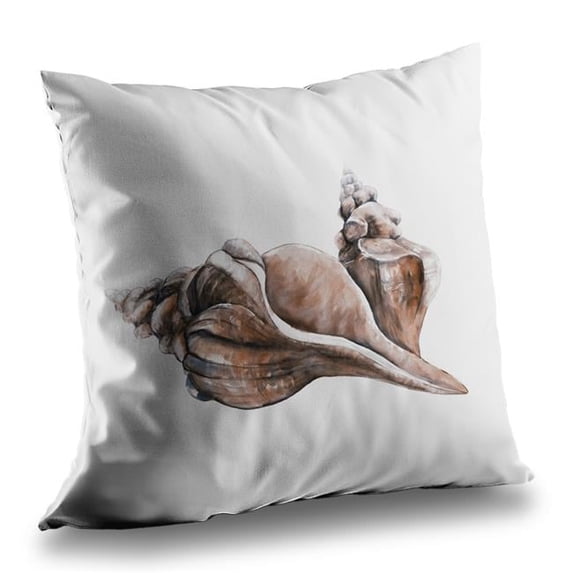 Begin Home Decor C1PT14143SZBEU 14 x 14 in. Coral Horse Conch Seashells ...