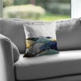 Begin Home Decor C1PT14146YCU75 14 x 14 in. Umbrellas Blue Bedroom Poly Twill Throw Pillow ...
