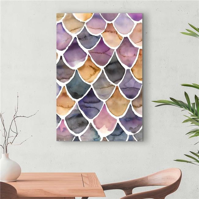 Begin Home Decor C1RC2436DBI6MK 24 x 36 in. Purple Like A Mermaid ...