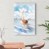 Begin Home Decor C1RC2436J9G2DX 24 x 36 in. Sailboat Landscape Canvas ...