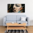 Begin Home Decor C1RC2448FBRGGL 24 x 48 in. Abstract Woman Portrait ...