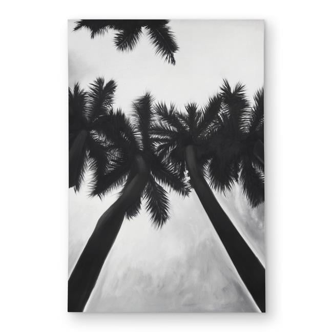 Begin Home Decor C1ROAR23QSSFHC 2 x 3 ft. Monochrome Palm Trees Outdoor ...