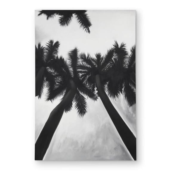 Begin Home Decor C1ROAR23QSSFHC 2 x 3 ft. Monochrome Palm Trees Outdoor ...