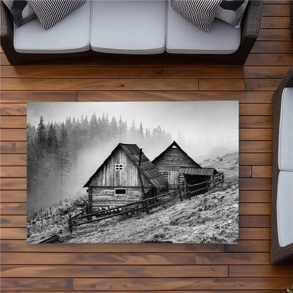 Begin Home Decor C1ROAR35JK19CU 3 x 5 ft. Mountain Carpathian Village ...